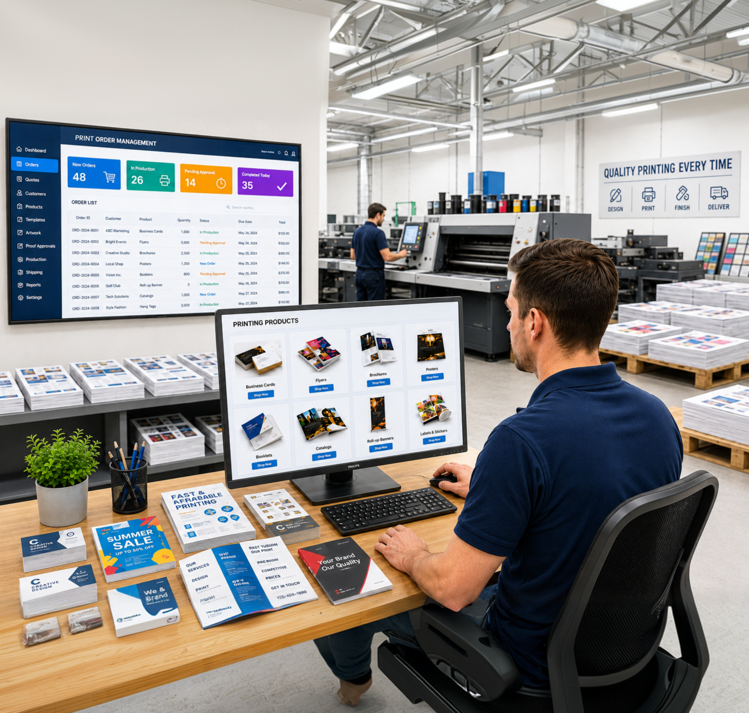 Professional Print Operation Management Services | PrintDeed